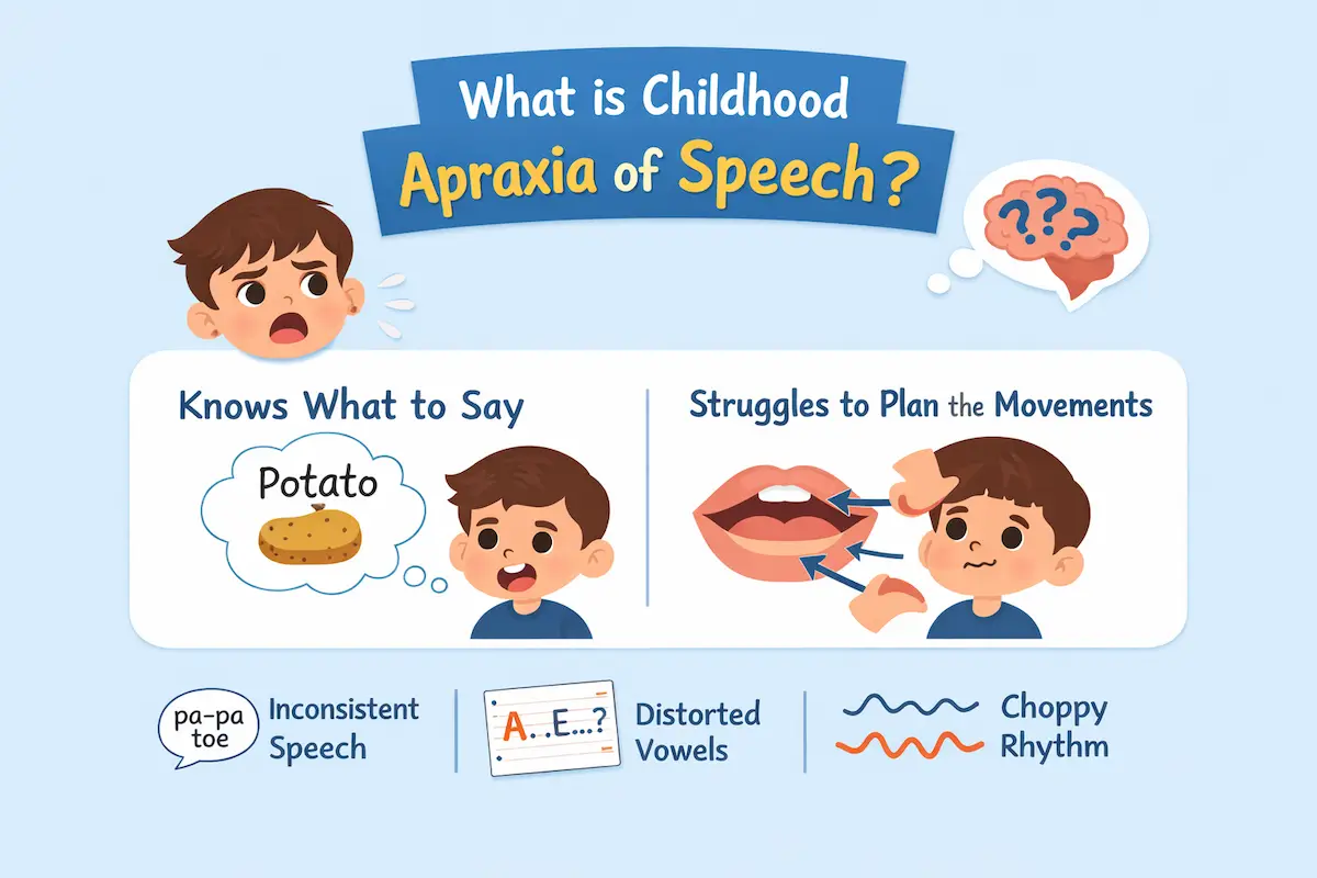 Childhood Apraxia of Speech (CAS) and Therapy